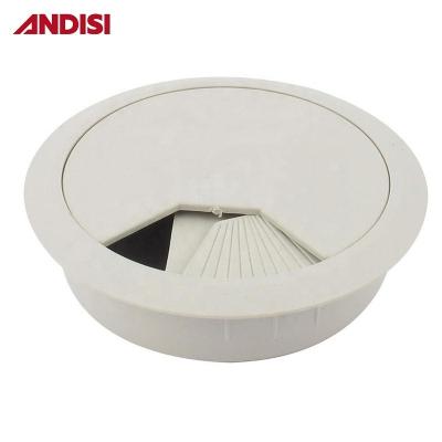 China Plastic Cable Grommet Wire Pipe Cover for Desk Hole 13mm 18mm Height for sale