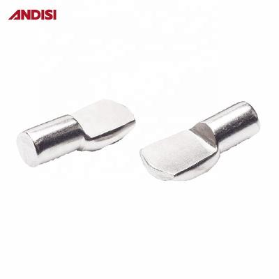 China Zinc Plated Steel Shelf Holder Stud Bracket 5mm 7mm 8mm Length Pins Furniture Hardware for sale