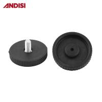China Steel Nylon Furniture Footing Non-Slip Manual Height Adjustable Screw-In Glide M6 M8 for sale