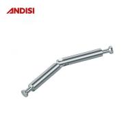 China Furniture Wood Joint Connector Mini Fix Double Ended Folding Angle Metal Dowel Bolt BA28 29 Zinc Plated for sale