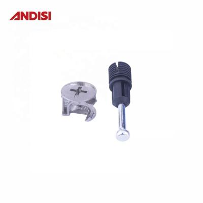 China M8 M10 Steel Plastic Cam Bolt Lock Furniture Assembly Dowel Quick Connect Bolts for sale