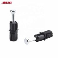 China M8 M10 Steel Plastic Cam Bolt Lock Furniture Assembly Dowel Quick Connect Bolts for sale