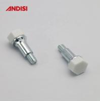 China Steel M6 Adjustable Furniture Leveling Feet with Anti Scratch Rubber Pads 20-35mm for sale