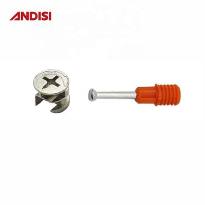 China ANDISI Mini Fix Quick Connect Bolts Expanding Dowels Furniture Fittings 15mm for sale