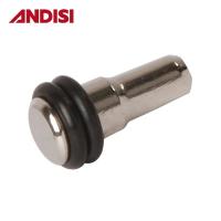 China Nickel Plated Steel Cabinet Shelf Pin with Rubber Ring for 5mm Glass Shelf Support for sale