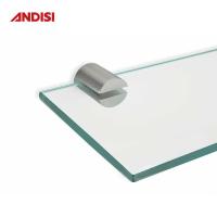 China Zinc Alloy Glass Shelf Support Holder Bracket for Furniture Cupboard 8mm Glass for sale