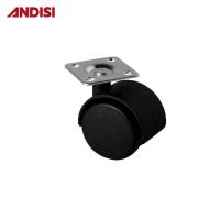 China Steel Nylon Office Chair Caster Wheel 50mm Heavy Duty Castor Roller for Furniture for sale
