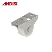 China 25mm 30mm Furniture Moving Cabinet Castor PP Plastic Fixed Universal Wheel Zinc Plated Steel for sale