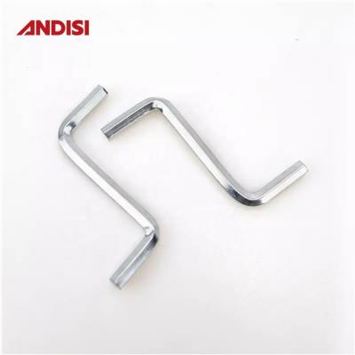 China L and Z Type Hex Allen Key Wrench 4mm 6mm Steel Hexagon Fasteners for Furniture Hardware Accessories for sale