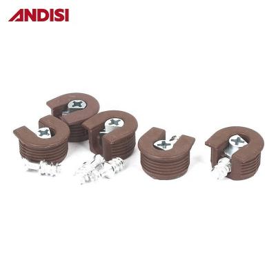 China ANDISI Mini Fix Connecting Bolt for Cabinet Shelf Connector Nyloy Zinc Alloy 15mm for sale