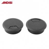 China Plastic Desk Cable Grommet Wire Outlet Cover 13mm 18mm Height for Home Office Furniture for sale