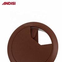 China Plastic Desk Cable Grommet Wire Outlet Cover 13mm 18mm Height for Home Office Furniture for sale