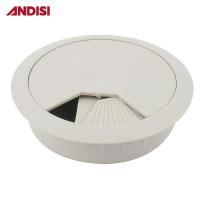 China Plastic Desk Cable Grommet Wire Outlet Cover 13mm 18mm Height for Home Office Furniture for sale