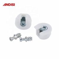 China 20mm Cam Diameter White Brown Plastic Connector Housing for Board to Board Connection for sale