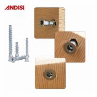 China Steel Furniture Connecting Pozi Flat Head Confirmat Screw Hexagon Socket Head Hole Zinc Plated DA11 for sale