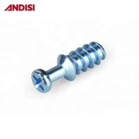 China 20mm Plastic Zinc Alloy Cabinet Joint Connector Screw Brackets Rafix Joint Connector for sale