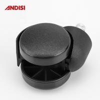 China 50mm Black PA Nylon Swivel Caster for Office Chair Cabinet Furniture Wheel 40kg Load Capacity for sale