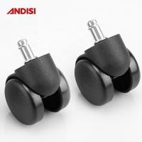 China 50mm Black PA Nylon Swivel Caster for Office Chair Cabinet Furniture Wheel 40kg Load Capacity for sale