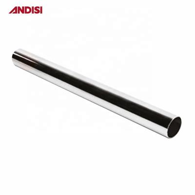 China Round Steel Wardrobe Hanger Closet Rail 19mm Chrome Plated 2000mm for Hanging Clothes for sale