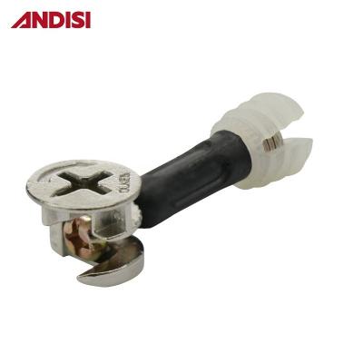 China Furniture Eccentric Connecting Fitting Dowel Nut Assembly for Easy Knock Down 15mm Zinc Alloy for sale