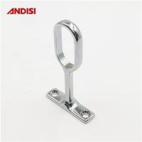 China Zinc Alloy Oval Wardrobe Tube Support Closet Rod Hanging Rail Center Bearing 20mm for sale