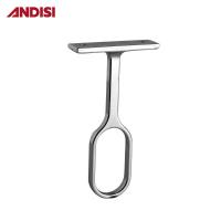China Zinc Alloy Oval Wardrobe Tube Support Closet Rod Hanging Rail Center Bearing 20mm for sale