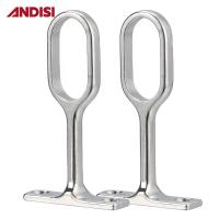 China Zinc Alloy Oval Wardrobe Tube Support Closet Rod Hanging Rail Center Bearing 20mm for sale