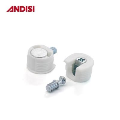 China Rafix Plastic Wood Joint Connector 20mm Furniture Cabinet Connecting Fitting Zinc Plated for sale