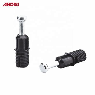 China M8 M10 Furniture Connector Quick Assembly Mini Fix Mounting Bolt Steel Plastic Dowels for sale