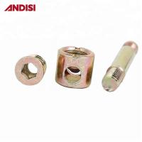 China Zinc Alloy Cam Lock Heavy Duty Connector GA02 for Furniture Connection for sale