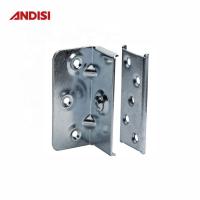 China Iron Bed Bracket KA17 Furniture Hardware Connecting Metal Corner Bracket for Wood Metal Bed Frame for sale