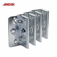 China Iron Bed Bracket KA17 Furniture Hardware Connecting Metal Corner Bracket for Wood Metal Bed Frame for sale