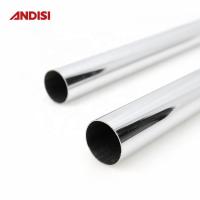 China Chrome Plated Wardrobe Hanging Rail Rod 25mm 30mm 50mm Steel Closet Tube for Clothes for sale