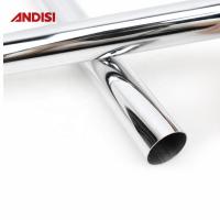 China Chrome Plated Wardrobe Hanging Rail Rod 25mm 30mm 50mm Steel Closet Tube for Clothes for sale