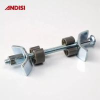 China M6 Furniture Kitchen Cabinet Joint Worktop Bolts Connector Zinc Plated Grey 50mm for sale