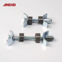 China M6 Furniture Kitchen Cabinet Joint Worktop Bolts Connector Zinc Plated Grey 50mm for sale