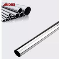 China Chrome Steel Tube Cloth Hanging Rail 16-50mm Round Closet Rod for Wardrobe for sale