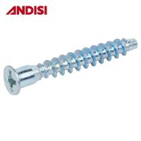 China Furniture Confirmat Screw 7x50 6.4x50 M7 M6.4 M5 Thread Type Zinc Nickel Plated for sale