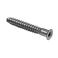 China Furniture Confirmat Screw 7x50 6.4x50 M7 M6.4 M5 Thread Type Zinc Nickel Plated for sale