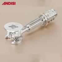 China 15/16mm Board Furniture Cam Lock Fastener Screws Mini Fix Eccentric Cam Zinc Alloy for sale