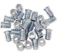 China Hex Drive Threaded Insert Nut for Wood Furniture Zinc Alloy CA13 14 for sale