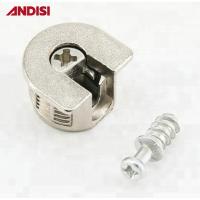 China Zinc Alloy Furniture Connector Cast Zink Dowel Pin Screw and Cam Lock Disc GA20A GA53 for sale