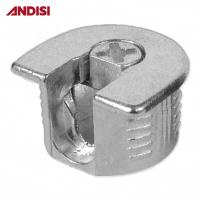 China Zinc Alloy Furniture Connector Cast Zink Dowel Pin Screw and Cam Lock Disc GA20A GA53 for sale