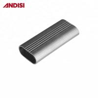 China Aluminum Oval Closet Rod Tube 15x30mm Chrome Plated Wardrobe Hanging Rail 2M 3M 4M for sale