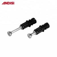 China Steel Plastic Furniture Connecting Screw Bolts Mini Fix M8 M10 Black Zinc Plated for sale