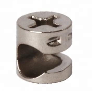 China Furniture Side Knock Down Cam Connector 10mm Lock Eccentric Cam Zinc Alloy for sale