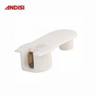 China Zinc Plated Cabinet Corner Connector GA64 Nylon Finish White Brown for Furniture Assembly for sale