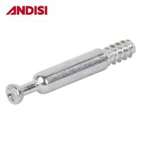 China Furniture Connecting Bolt Mini Fix Screws Dowel 33 36 46mm Zinc Plated Steel M4 for sale