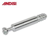 China Furniture Connecting Bolt Mini Fix Screws Dowel 33 36 46mm Zinc Plated Steel M4 for sale