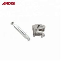 China Furniture Connecting Bolt Mini Fix Screws Dowel 33 36 46mm Zinc Plated Steel M4 for sale